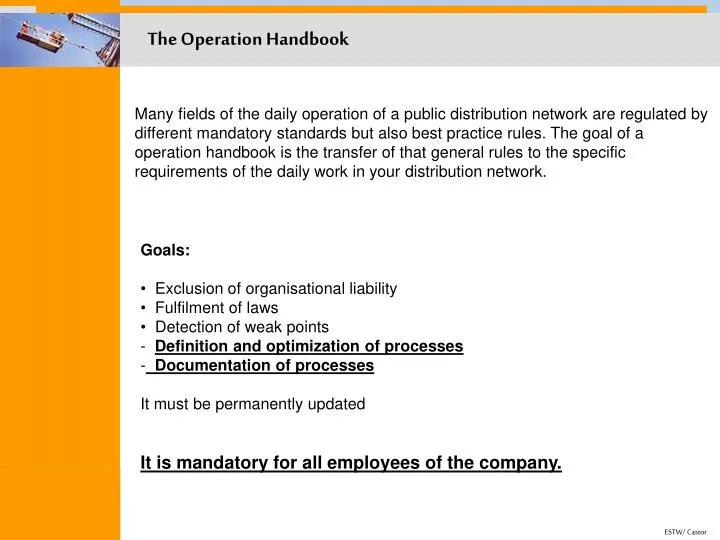 PPT - The Operation Handbook PowerPoint Presentation, free download ...