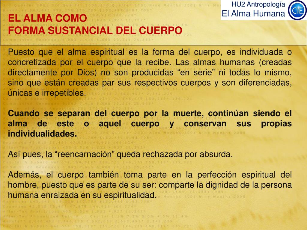 PPT - El Alma Humana HU2 Antropología PowerPoint Presentation, free ...