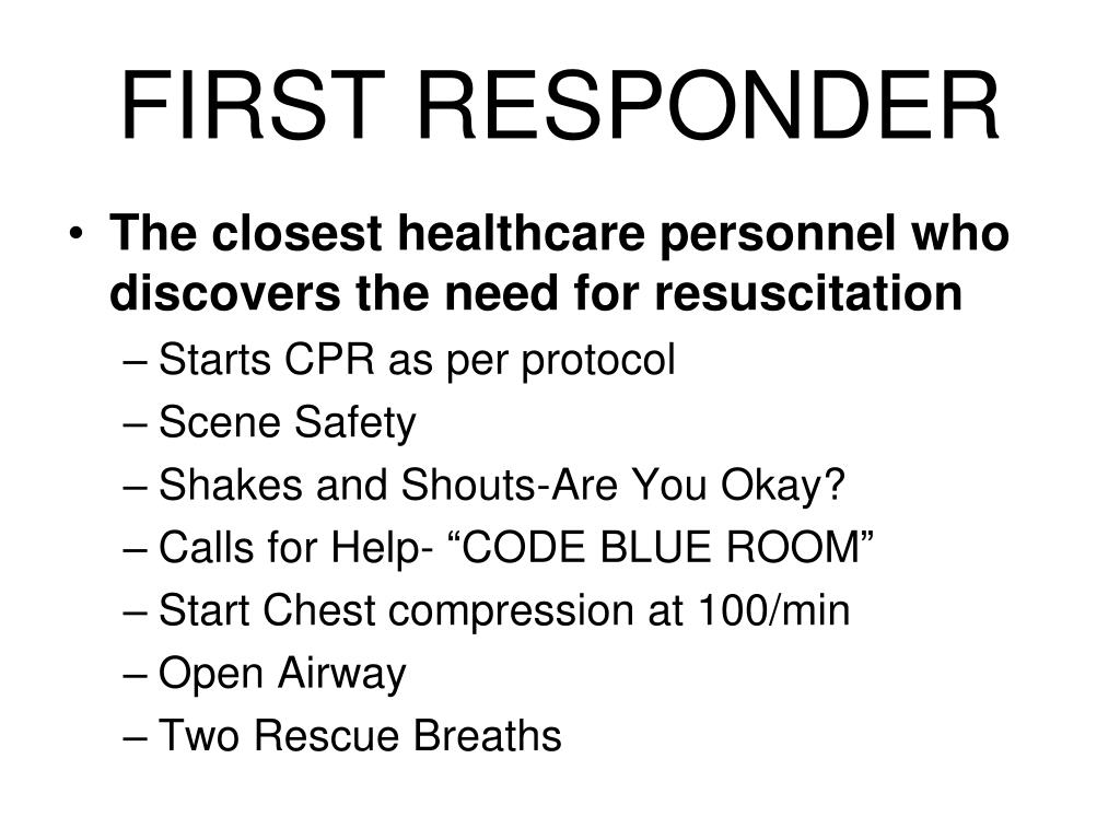 PPT - Cardio-Pulmonary Cerebral Resuscitation PowerPoint Presentation ...