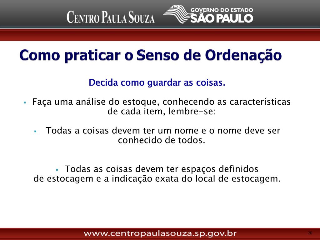 PPT - OS CINCOS SENSOS O termo 5´S origina-se de palavras que em ...