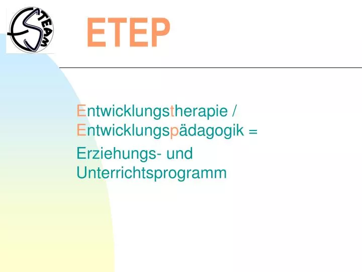 PPT - ETEP PowerPoint Presentation, free download - ID:4084167