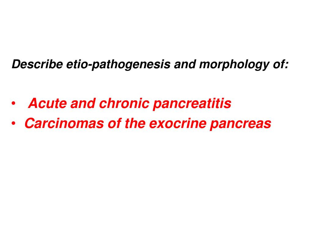 PPT - Describe etio-pathogenesis and morphology of: Acute and chronic ...