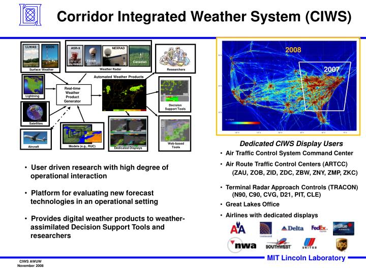 PPT - Corridor Integrated Weather System (CIWS) Bradley Crowe Aviation ...