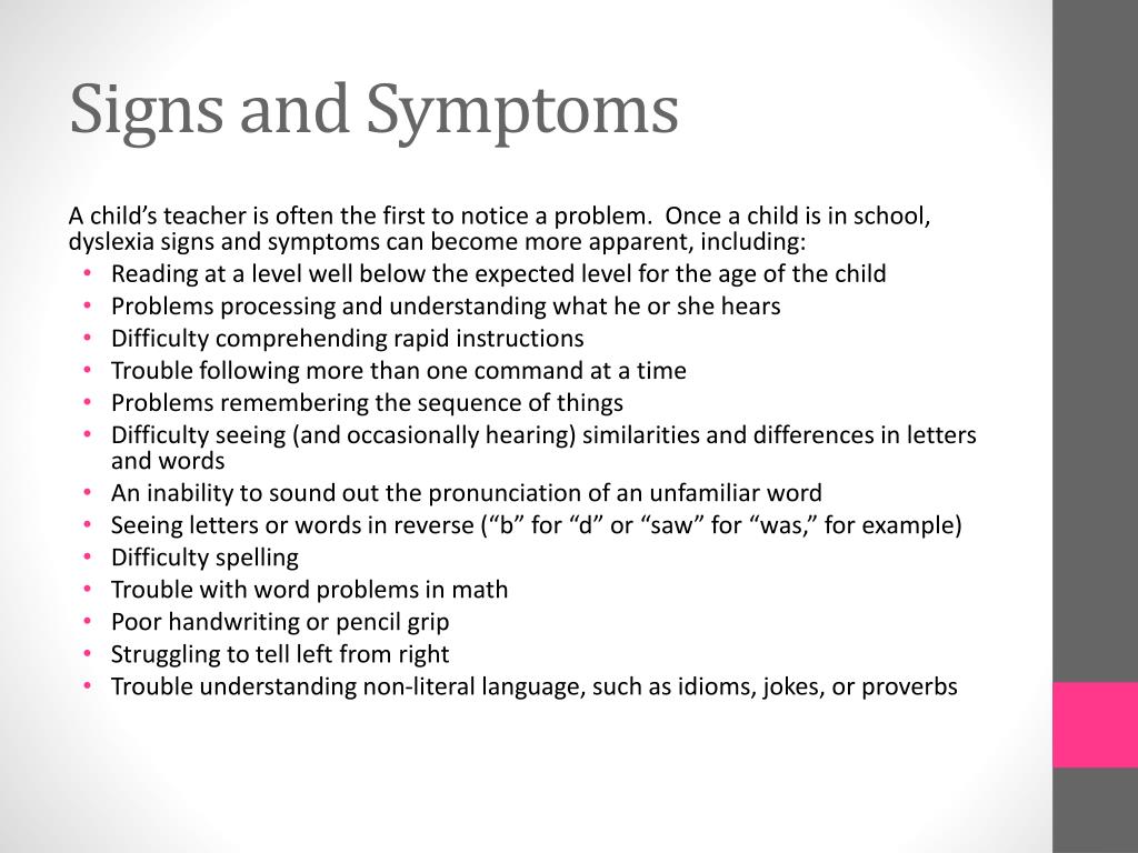 PPT - Dyslexia PowerPoint Presentation, free download - ID:4085200