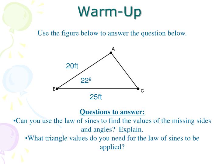 PPT - 9.3 The Law of Sines AMBIGUOUS CASE PowerPoint Presentation - ID ...