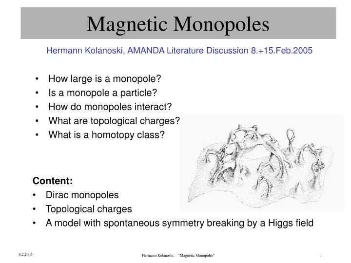 PPT - Magnetic Monopoles PowerPoint Presentation, free download - ID ...