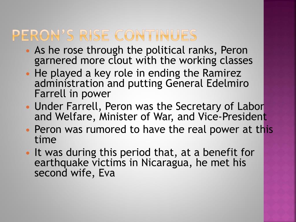 PPT - The Peron’s: A Political Dynasty PowerPoint Presentation, free ...