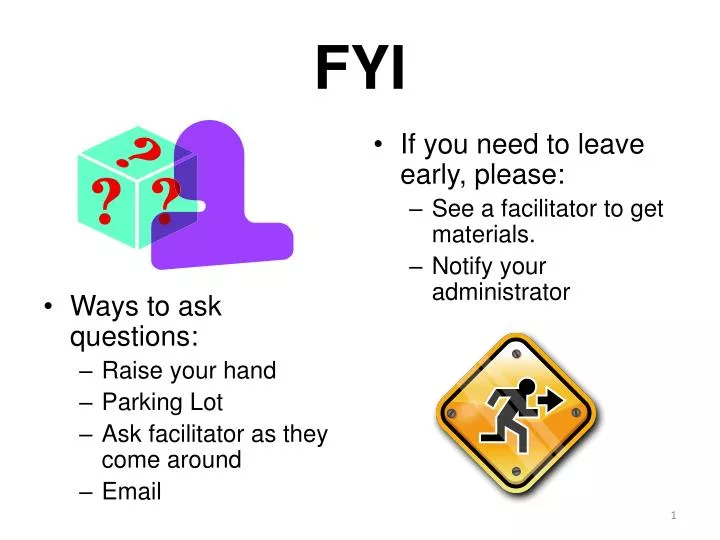 PPT - FYI PowerPoint Presentation, free download - ID:4090551