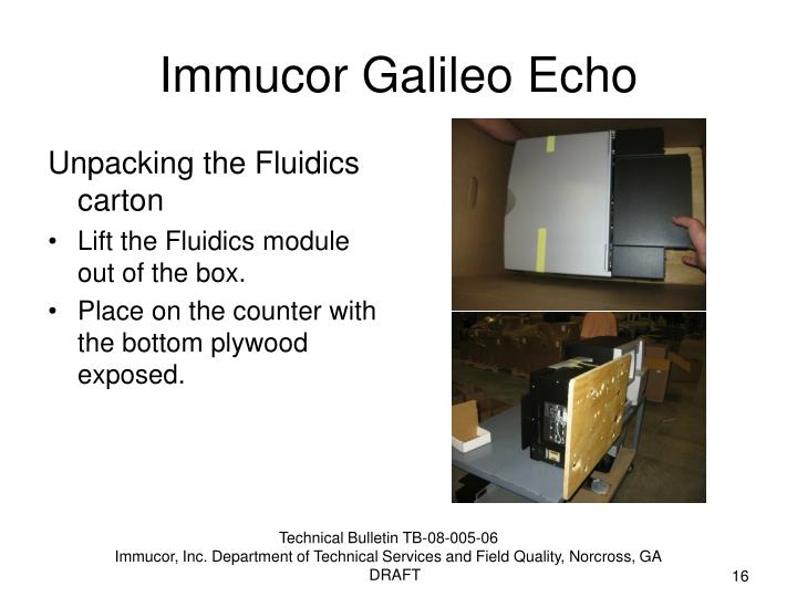 PPT - Immucor Galileo Echo PowerPoint Presentation - ID:4091136