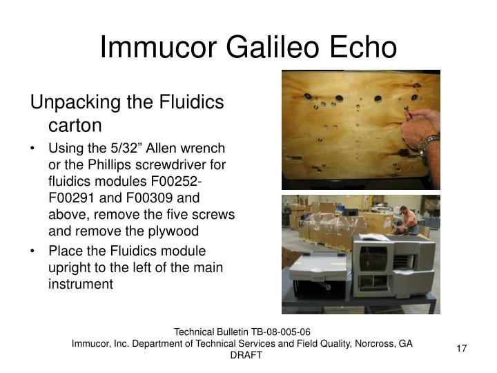 PPT - Immucor Galileo Echo PowerPoint Presentation - ID:4091136