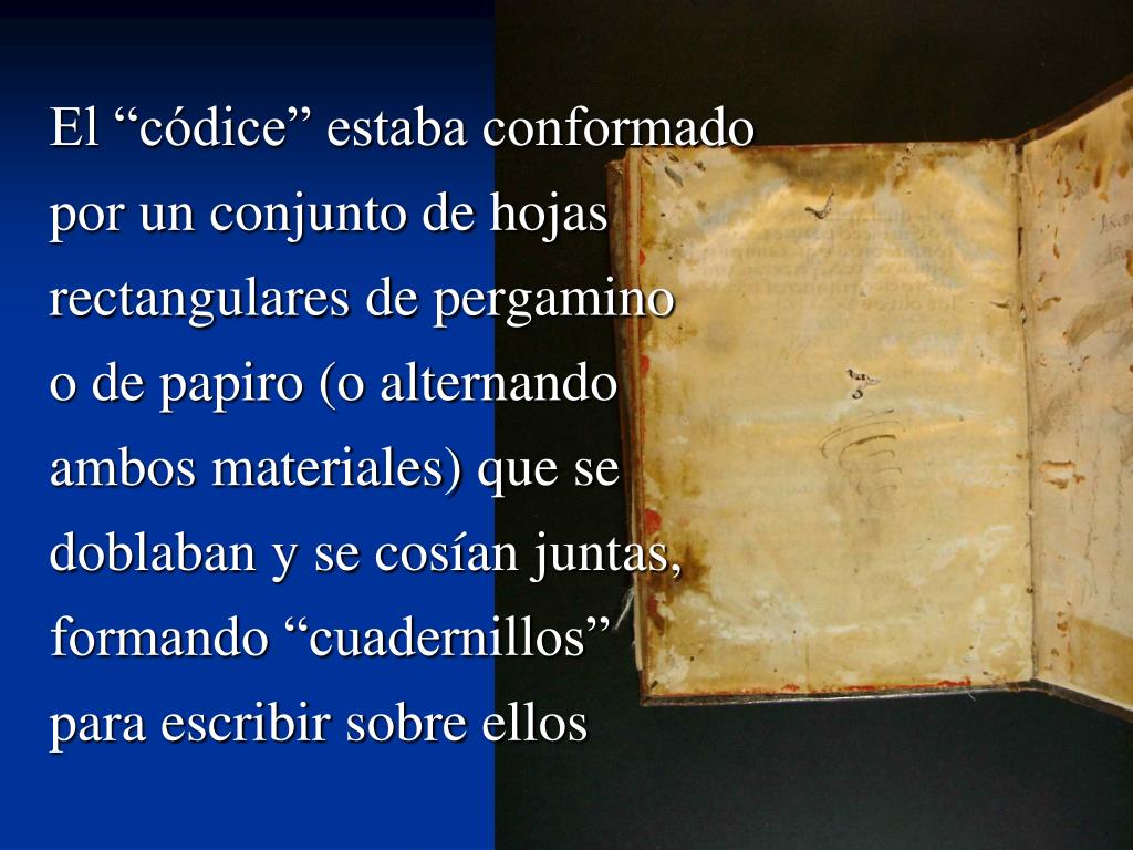 PPT - Tanto “papiros” como “pergaminos” se emplearon en forma de “rollo ...