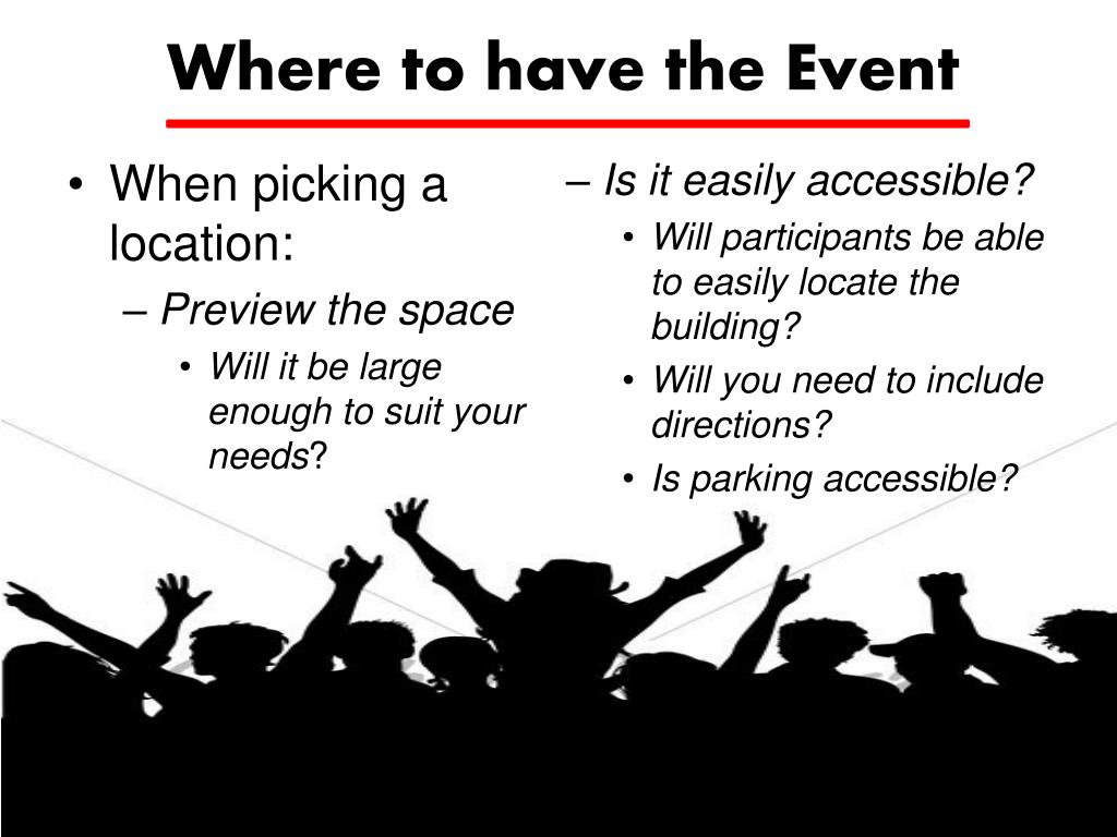 PPT - Event Planning PowerPoint Presentation, free download - ID:4091871