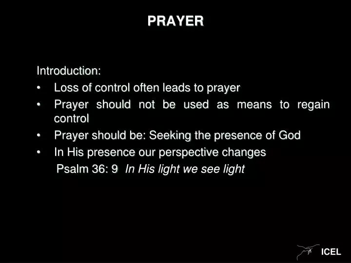 PPT - PRAYER PowerPoint Presentation, free download - ID:4093516