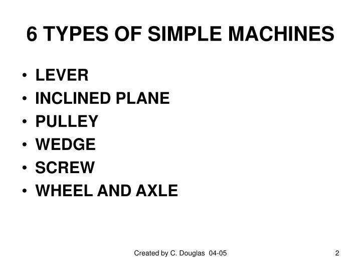 PPT - SIMPLE MACHINES PowerPoint Presentation - ID:4094541