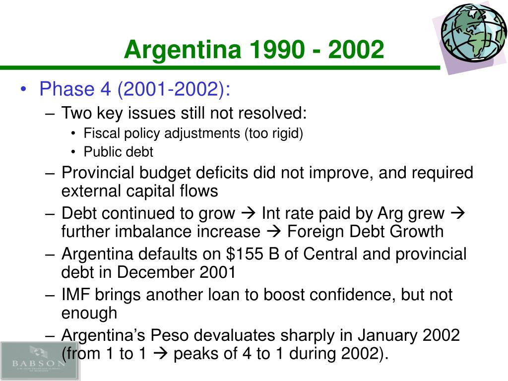 PPT - “The Argentine Business Environment: Roots of the crisis ...