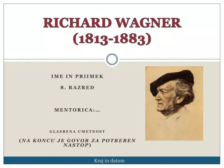 PPT - RICHARD WAGNER (1813-1883) PowerPoint Presentation, free download ...