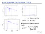 PPT - XAFS: X-ray Absorption Fine-Structure PowerPoint Presentation - ID:4095874