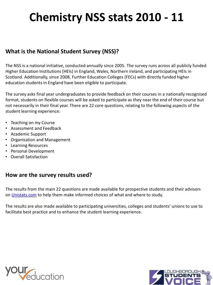 PPT - What is the National Student Survey (NSS )? PowerPoint ...