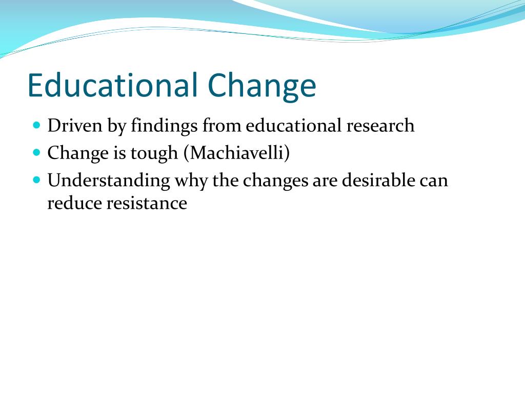 PPT - Adapt, Evolve or Become Extinct Making Educational Change Work ...