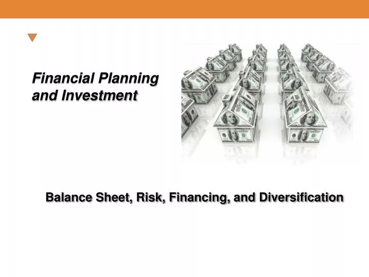 PPT - Balance Sheet, Risk, Financing, and Diversification PowerPoint ...