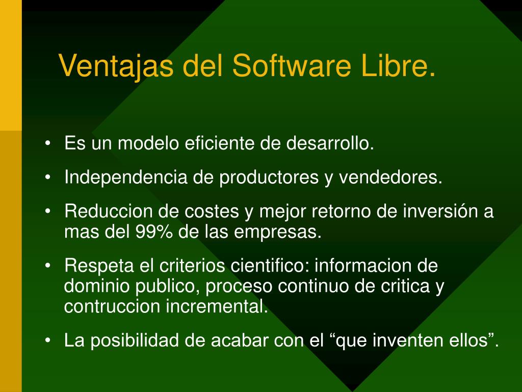 PPT - Cual es el impacto de Software Libre en las Instituciones Educativas y en el Gobierno ...