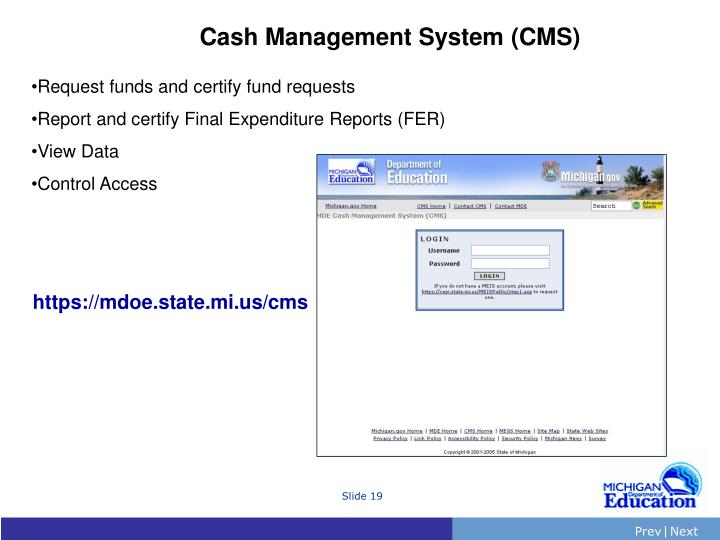 PPT - Michigan Electronic Grants System MEGS https://megs.mde.state.mi ...