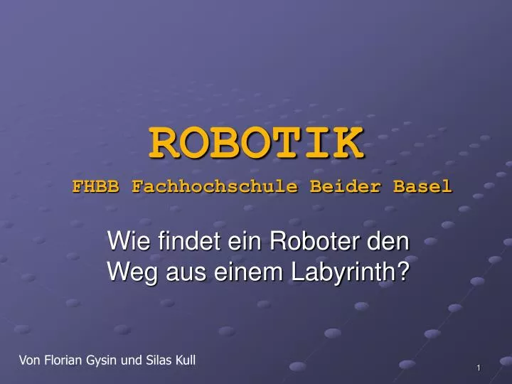 PPT - ROBOTIK PowerPoint Presentation, free download - ID:4098921