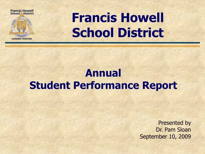 PPT - Annual Student Performance Report PowerPoint Presentation, free ...