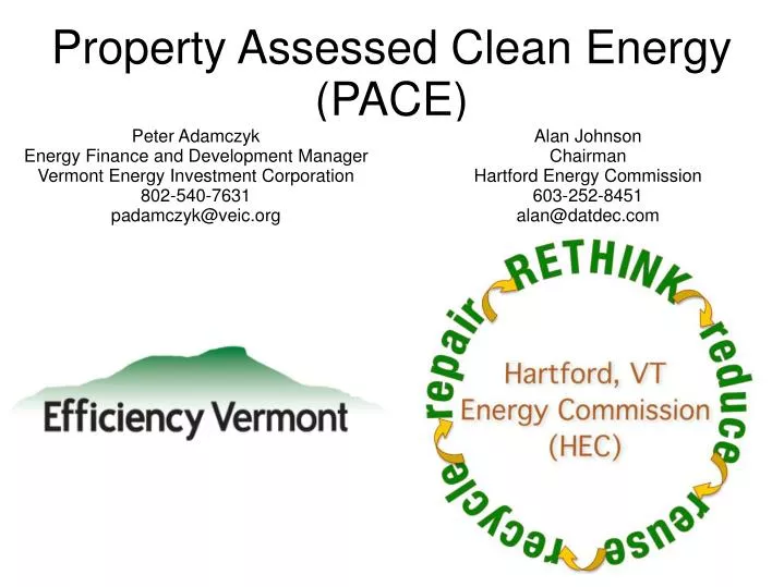 PPT - Property Assessed Clean Energy (PACE) PowerPoint Presentation ...