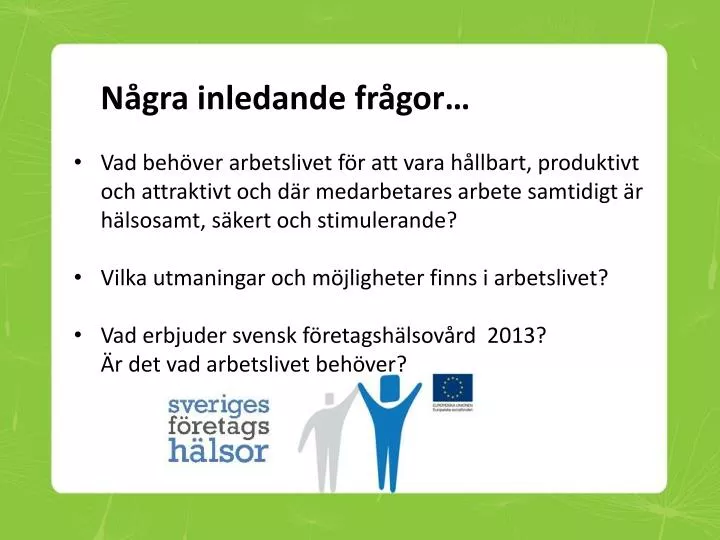 PPT - Några inledande frågor… PowerPoint Presentation, free download ...