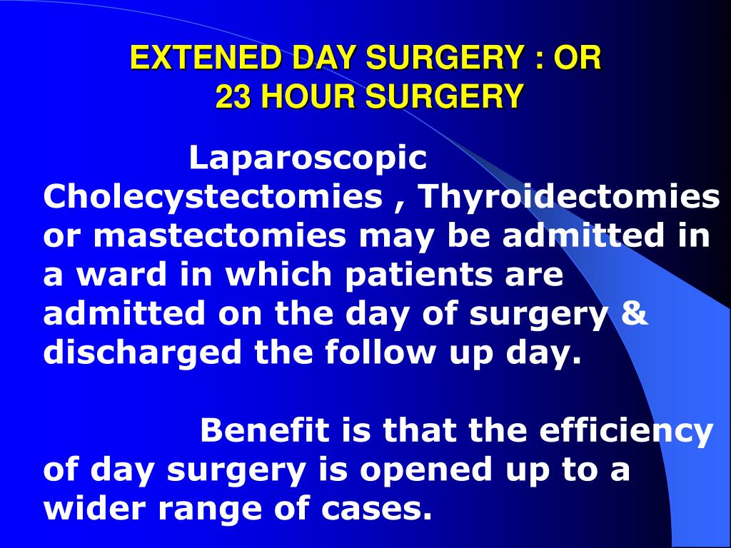 PPT - DAY CARE SURGERY DR V P Shanmuga Sundaram MS., FICS,. Advanced ...