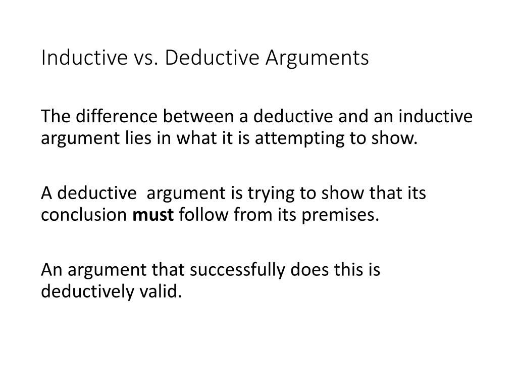 Ppt Inductive Arguments Powerpoint Presentation Free Download Id