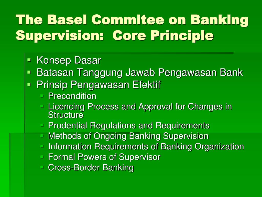PPT - PENGAWASAN & KINERJA LEMBAGA KEUANGAN PowerPoint Presentation ...