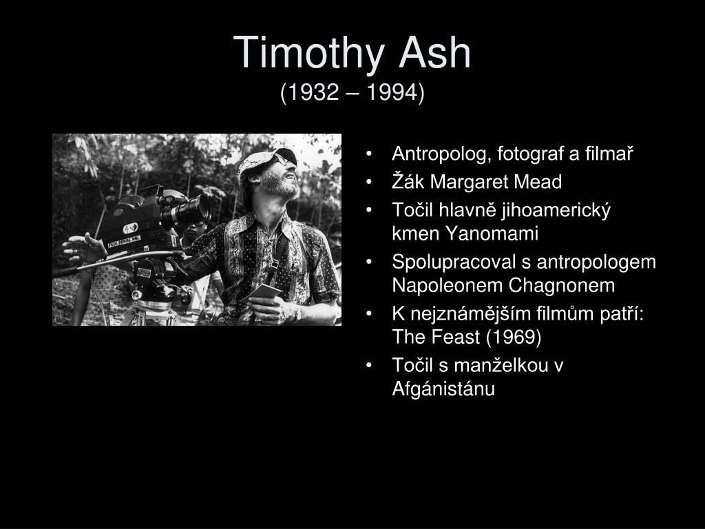 PPT - Vizuální antropologie a Indigenous Cinema PowerPoint Presentation ...