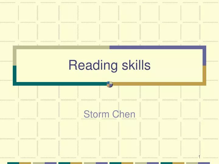 PPT - Reading skills PowerPoint Presentation, free download - ID:4103373