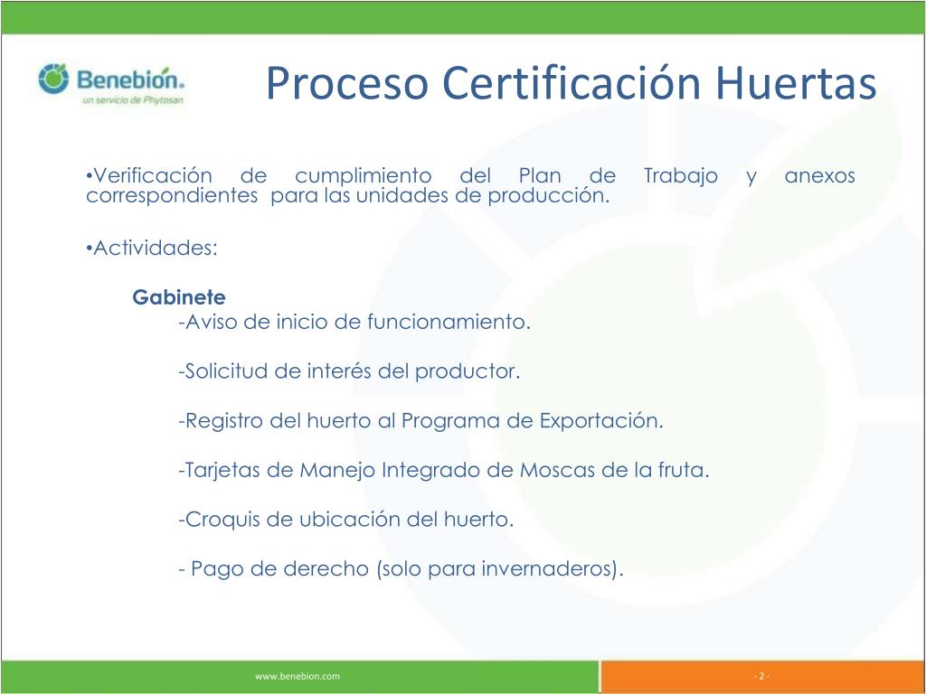 PPT - Tratamiento fitosanitario a base de Irradiación/ Planta Benebión ...