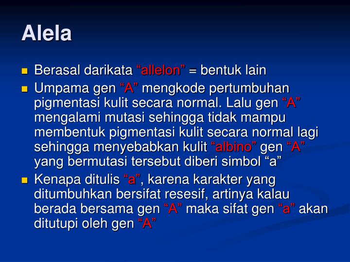 PPT - Genetika PowerPoint Presentation - ID:4105884