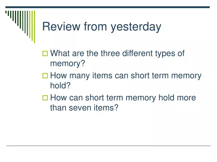 PPT - Review from yesterday PowerPoint Presentation, free download - ID ...