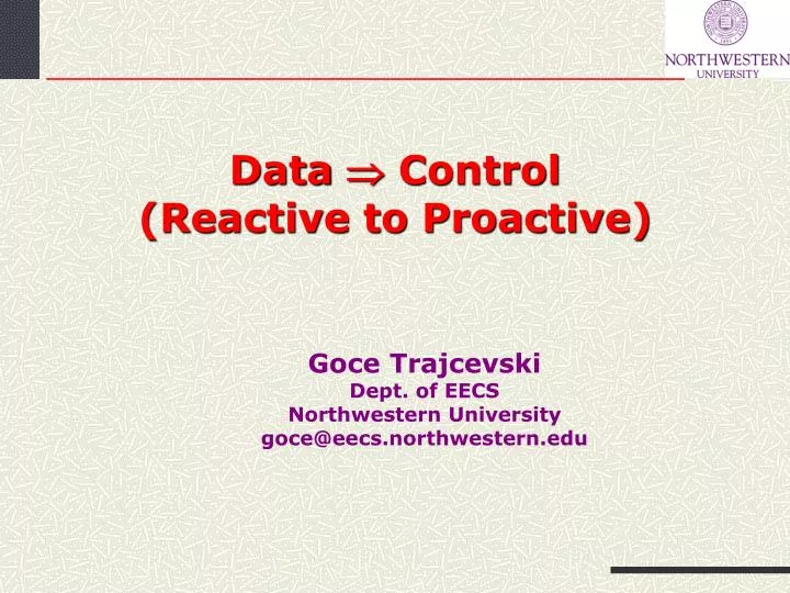 PPT - Data Control (Reactive to Proactive) PowerPoint Presentation - ID ...