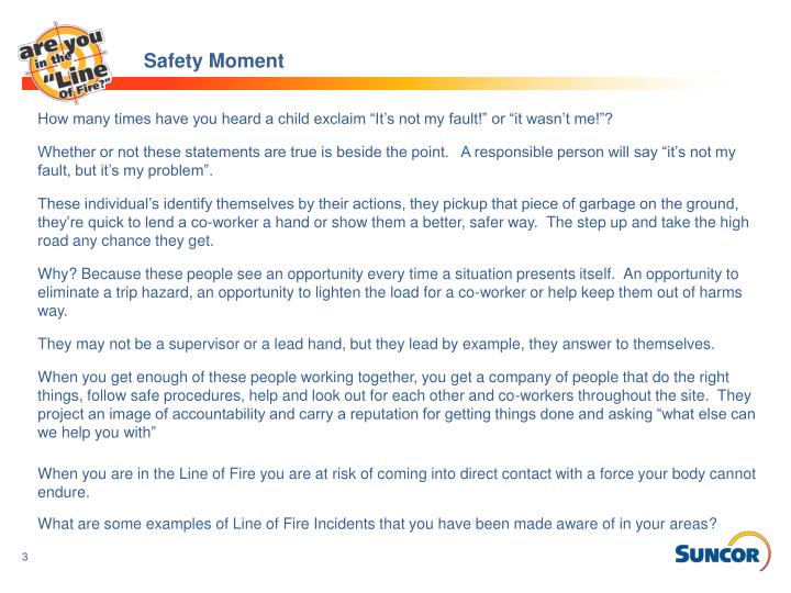 PPT - Line of Fire – Injury Reduction Program PowerPoint Presentation ...