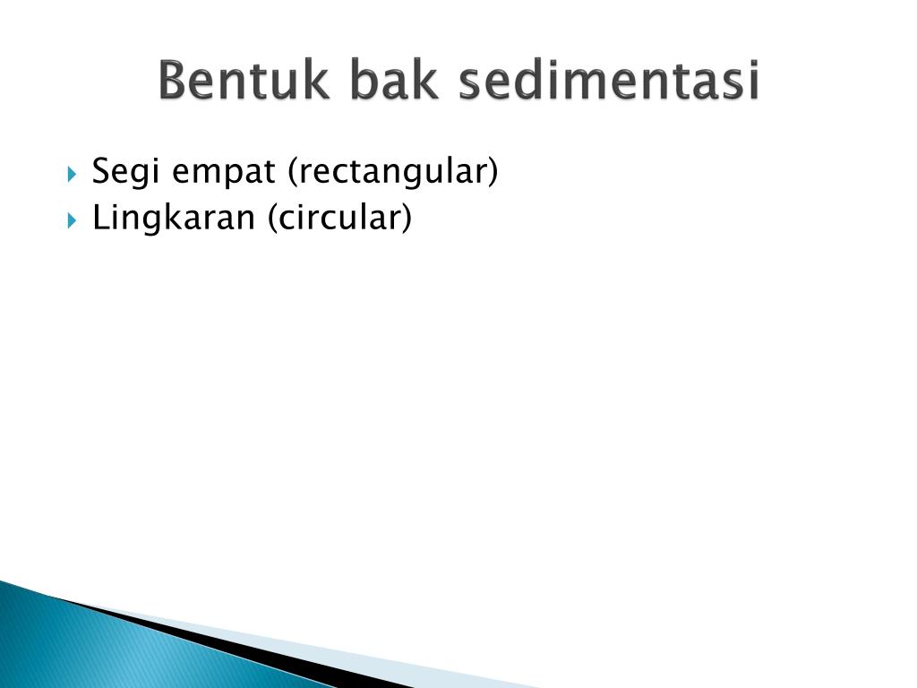PPT - PAM pengolahan air minum dengan cara sedimentasi PowerPoint ...