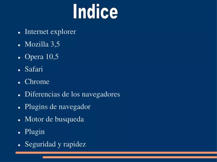 PPT - Indice PowerPoint Presentation, free download - ID:4108486