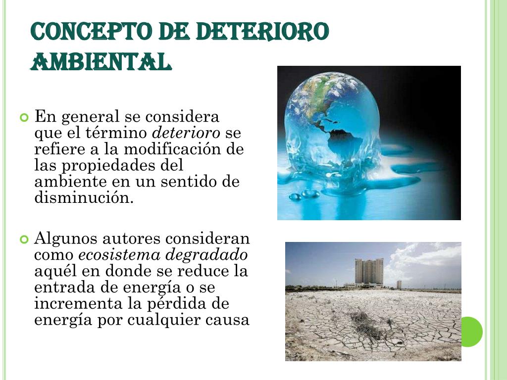 Ppt Deterioro Ambiental Y ConservaciÓn Powerpoint Presentation Free