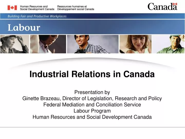 PPT - Industrial Relations in Canada PowerPoint Presentation, free ...