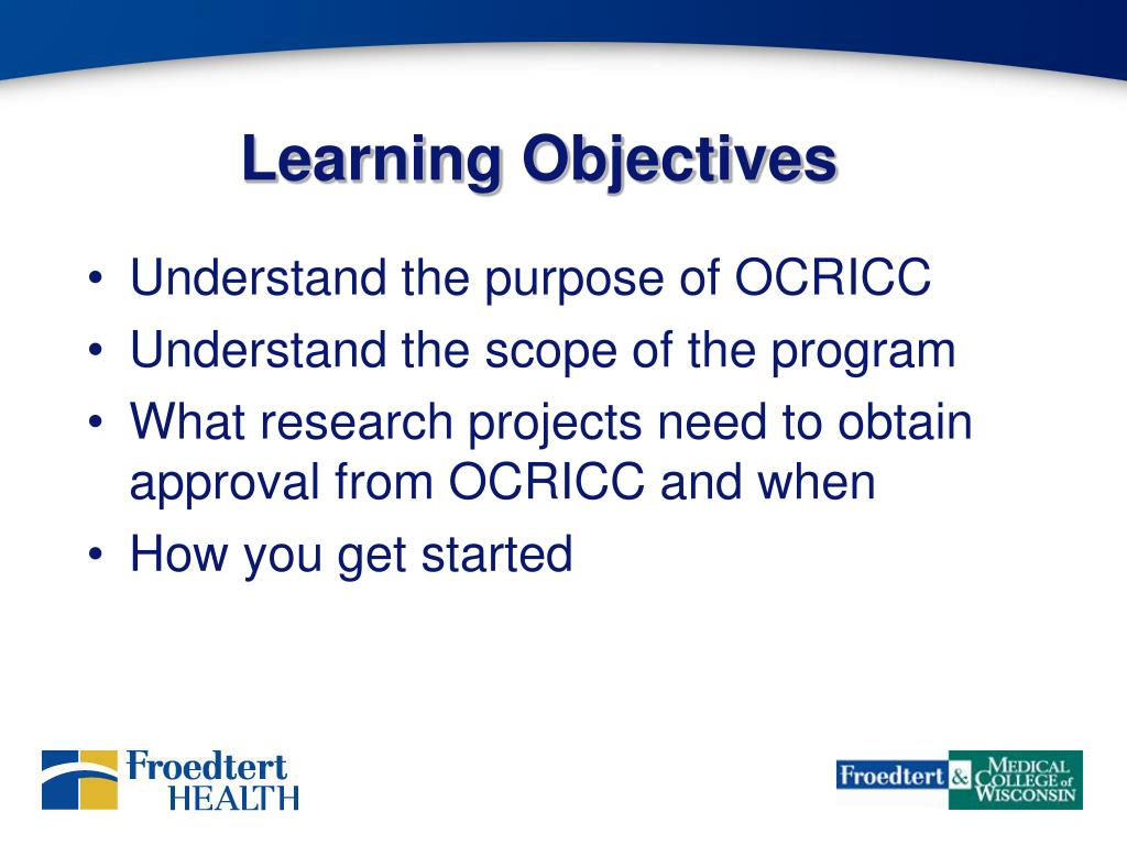 PPT - Office of Clinical Research and Innovative Care Compliance ...