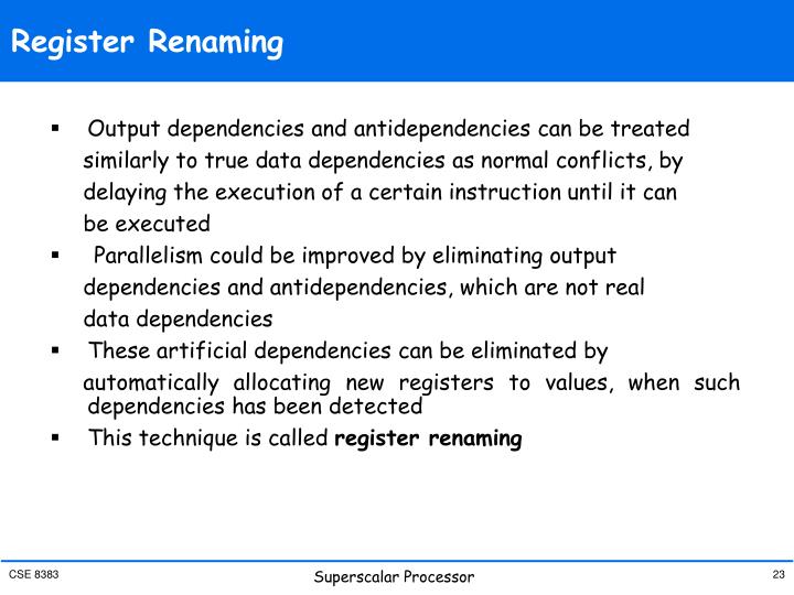 PPT - Superscalar Processor PowerPoint Presentation - ID:4110233