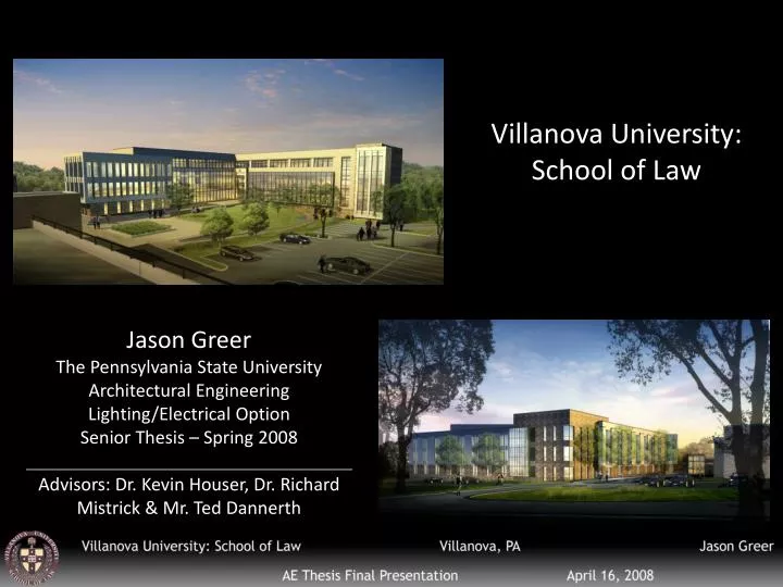 PPT - Villanova University: School of Law PowerPoint Presentation, free ...