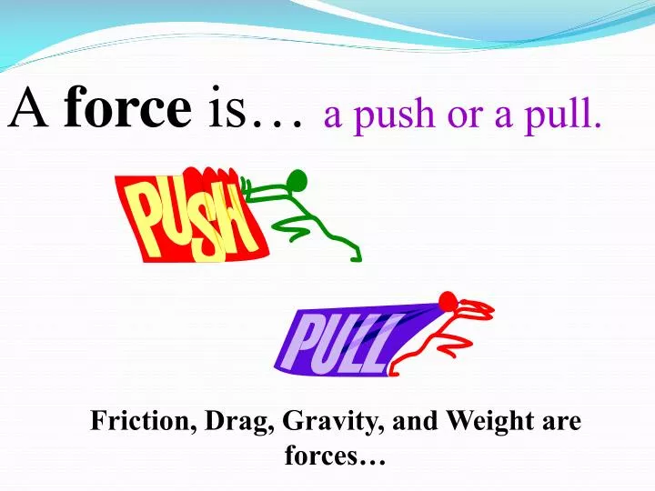PPT - A force is… PowerPoint Presentation, free download - ID:4111722