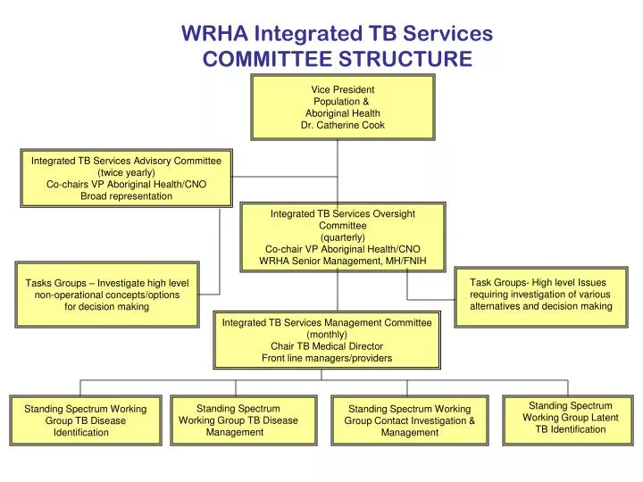 PPT - WRHA Integrated TB Services COMMITTEE STRUCTURE PowerPoint ...