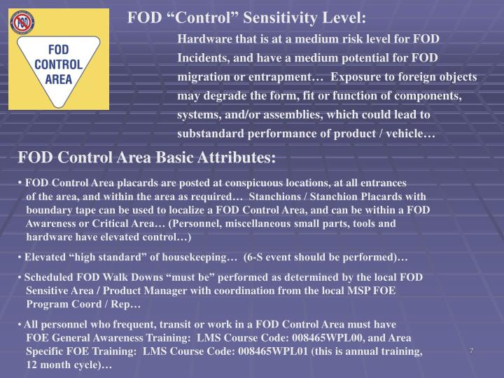 PPT - Foreign Object Elimination (FOE) Program PowerPoint Presentation ...